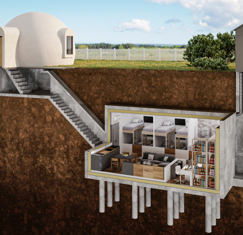 Bunker home - Nikrobhome | Revolutionary modular living