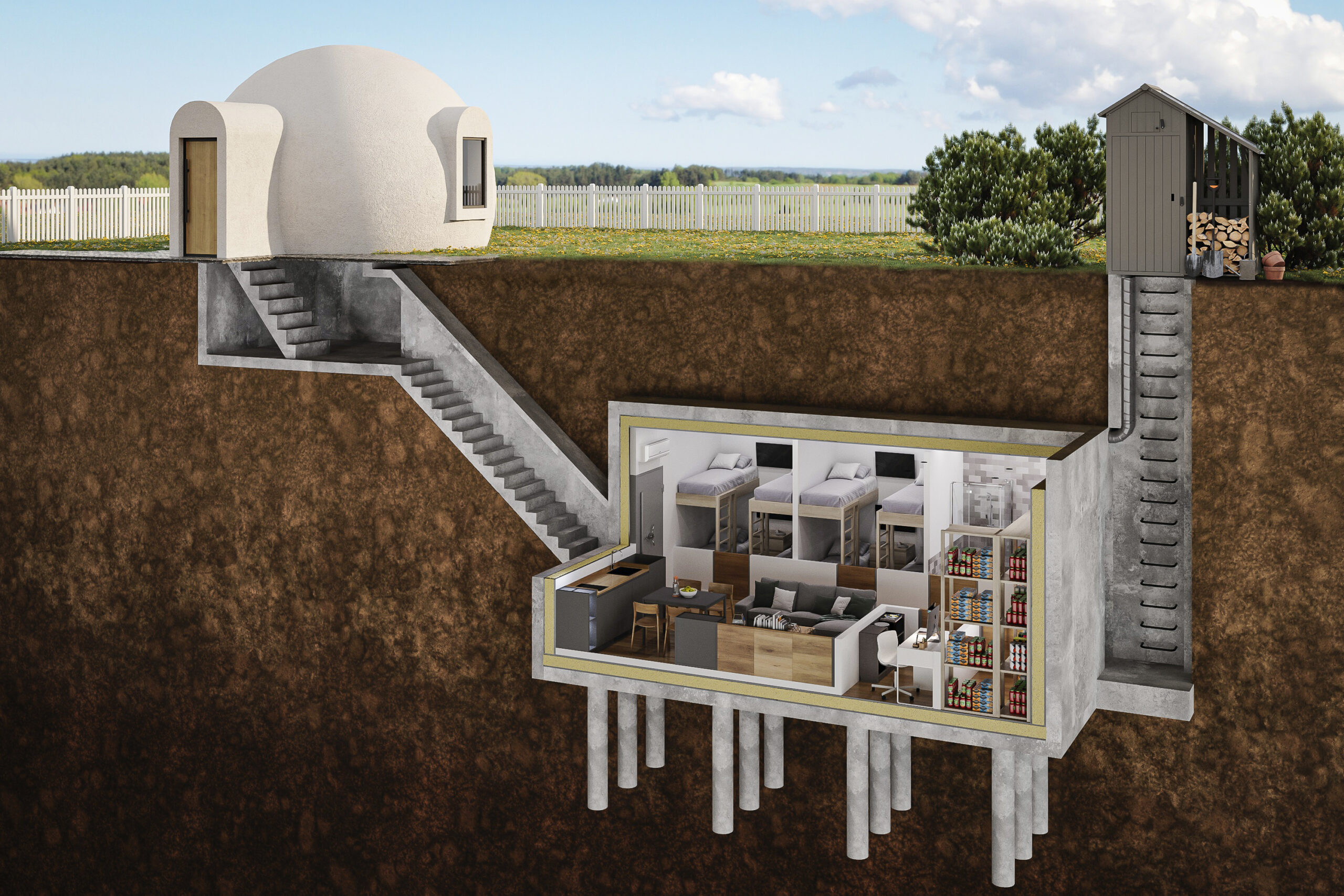 Small Bunker House The Great Nuclear Bunker Race: Britons Are Snapping