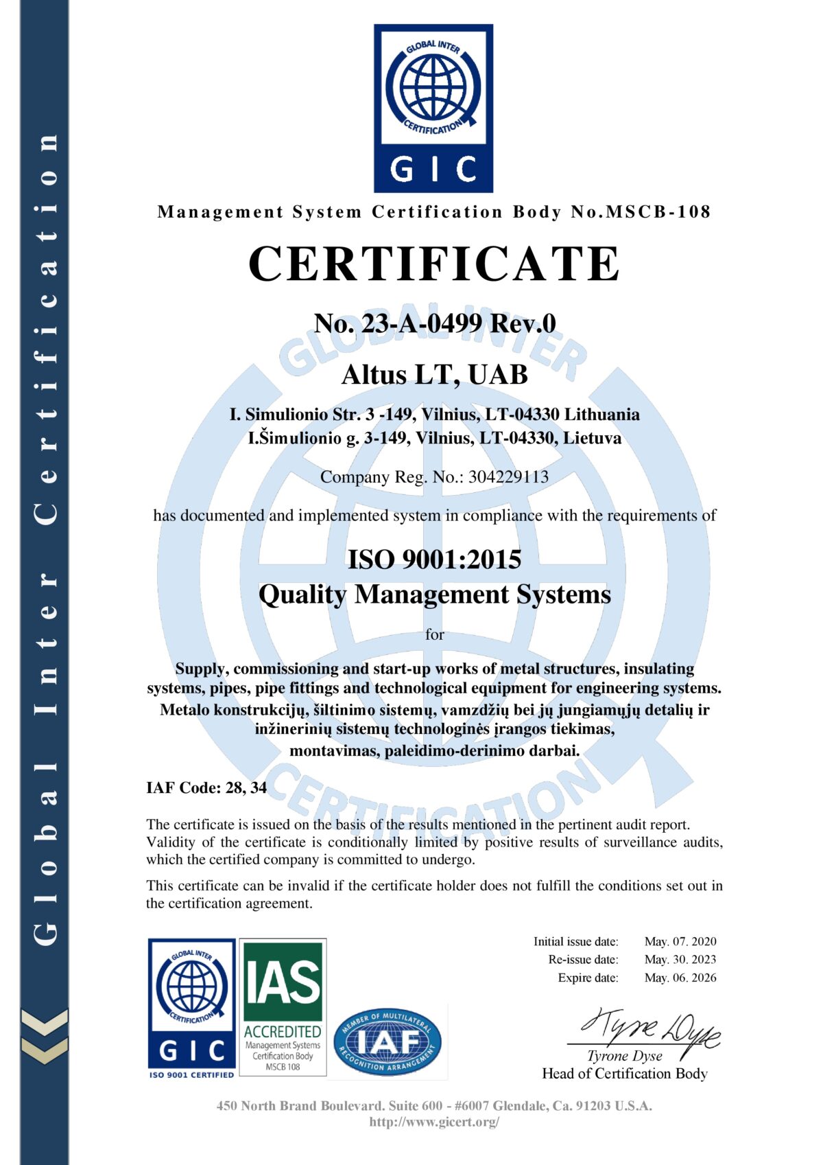 Certificates - Nikrobhome | Revolutionary modular living